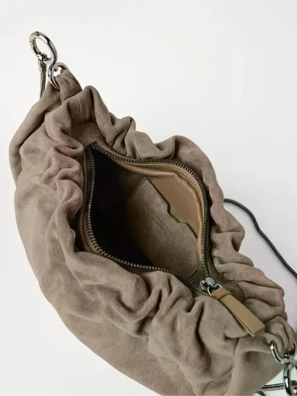 Brunello Cucinelli Debossed-logo Cross Body Bag