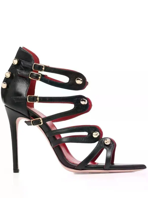 HARDOT 100mm Bar-detail Strappy Sandals