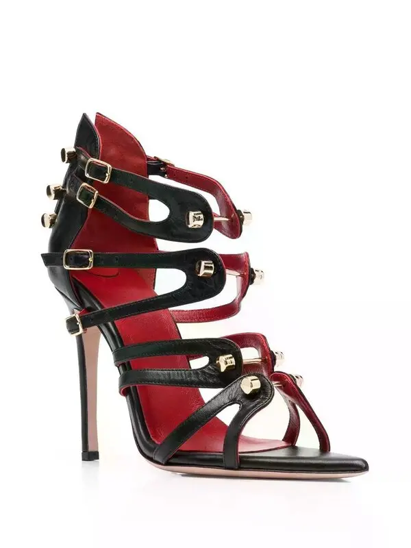 HARDOT 100mm Bar-detail Strappy Sandals