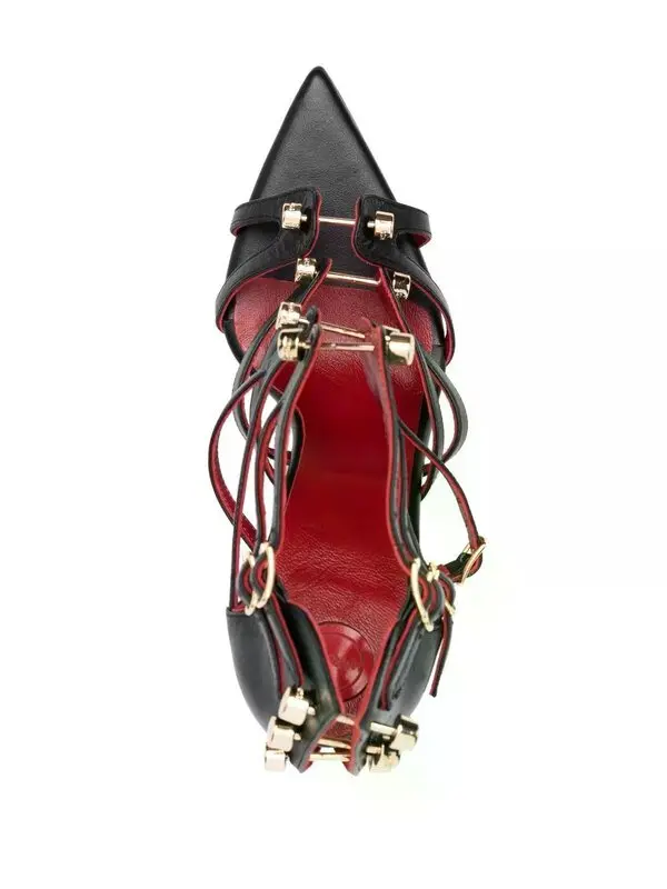 HARDOT 100mm Bar-detail Strappy Sandals