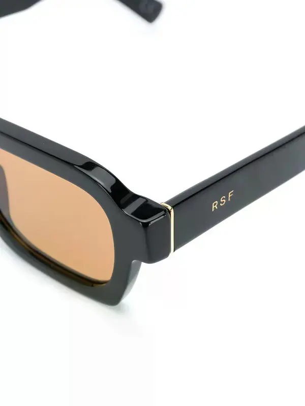 RETROSUPERFUTURE Caro Rectangular Sunglasses - Black