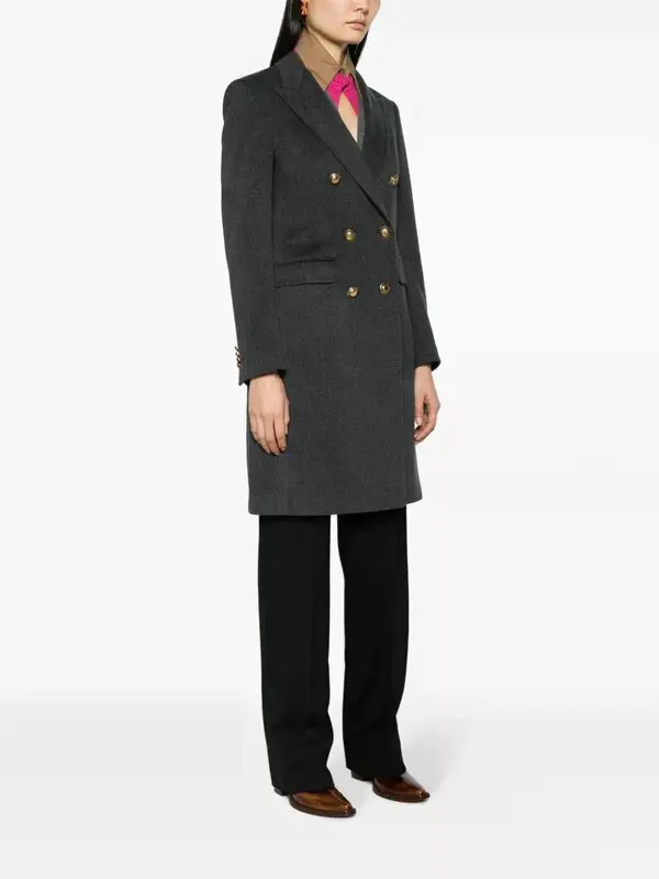 Tagliatore Double-breasted Wool-blend Coat