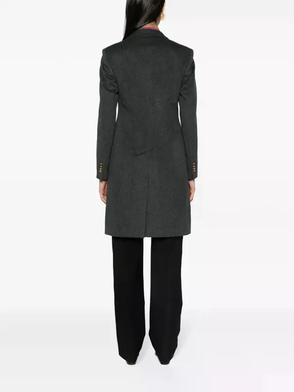 Tagliatore Double-breasted Wool-blend Coat