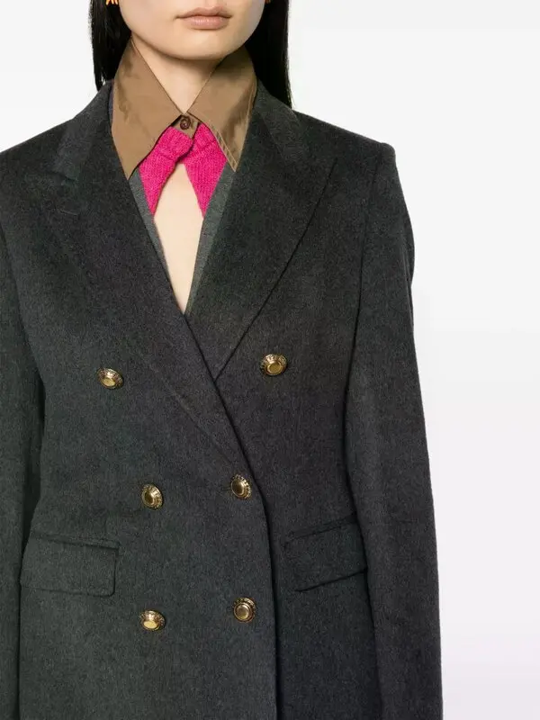 Tagliatore Double-breasted Wool-blend Coat