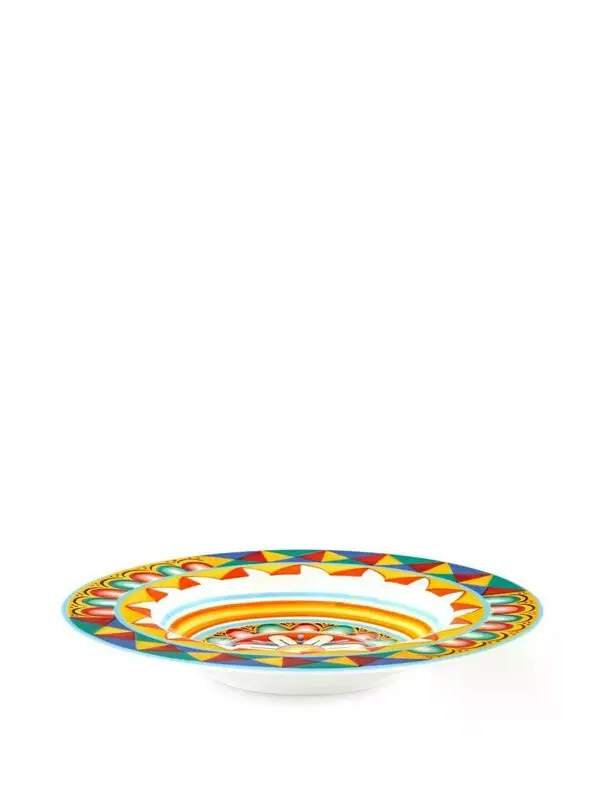 Dolce & Gabbana 2 Piece Fine Porcelain Soup Plate Set