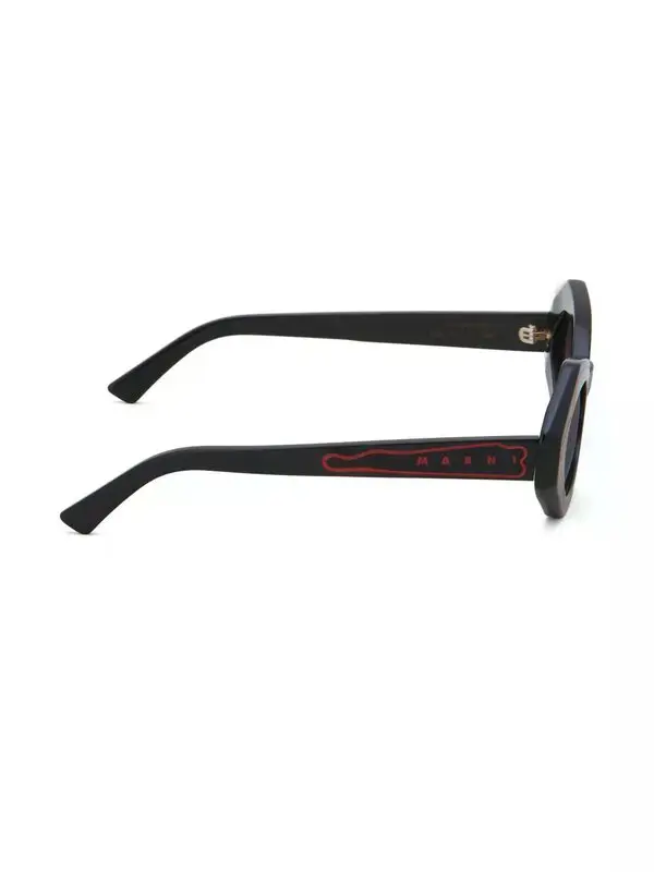 Marni Geometric-frame Tinted Sunglasses