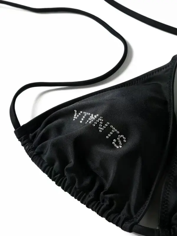 VTMNTS Embellished Triangle Bikini Top