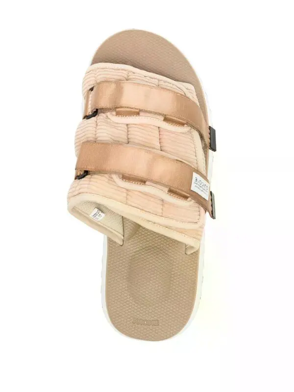 Suicoke Moto-shellab Logo-patch Sandals - Neutrals