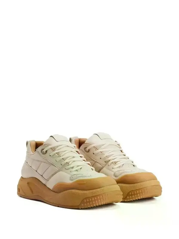 AMI Paris 1509 Panelled Sneakers - Neutrals