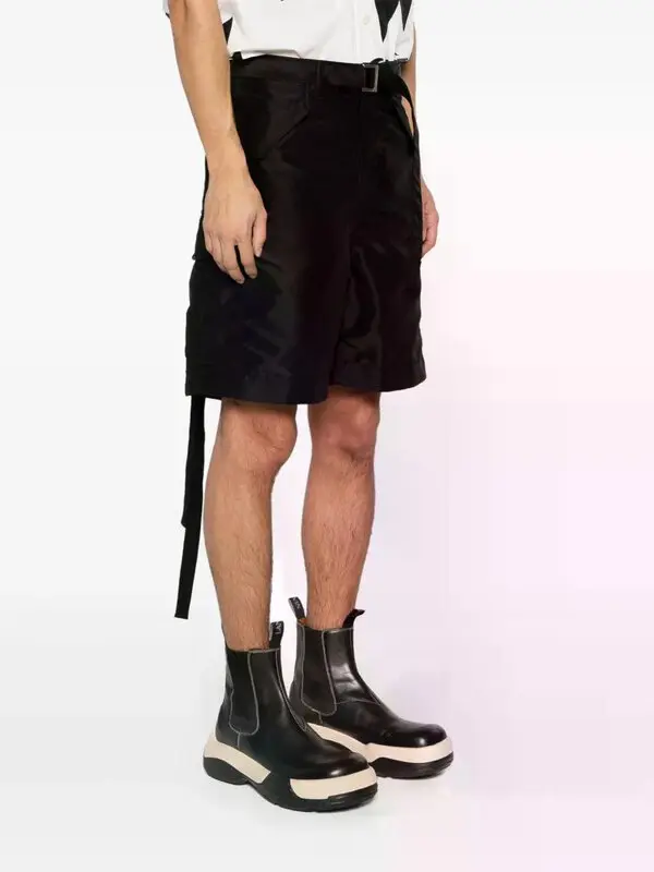 Sacai Belted Cargo Shorts