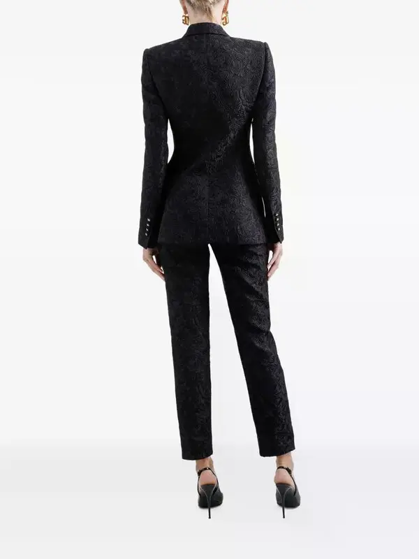 Dolce & Gabbana Dna Floral-jacquard Single-breasted Blazer