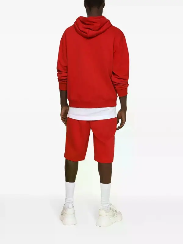 Dolce & Gabbana Logo-appliqué Track Shorts - Red