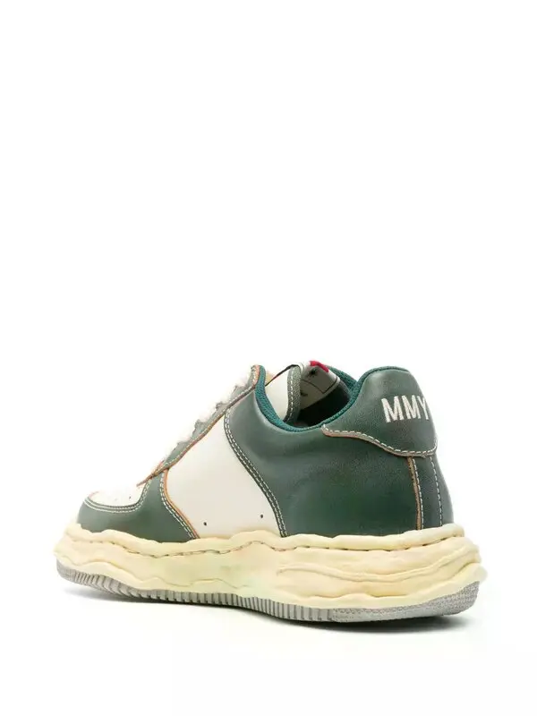 Mihara Yasuhiro Wayne Panelled Leather Sneakers