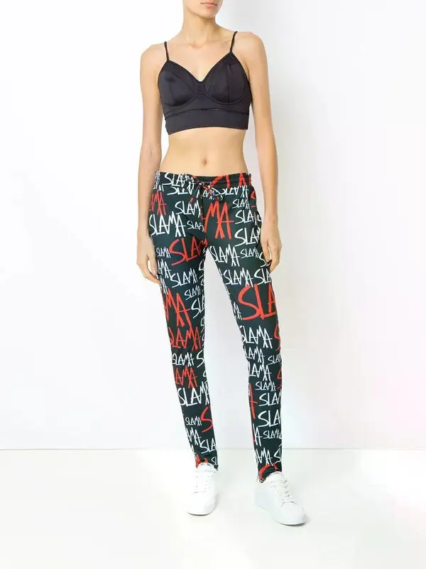 AMIR SLAMA Stirrup Track Trousers