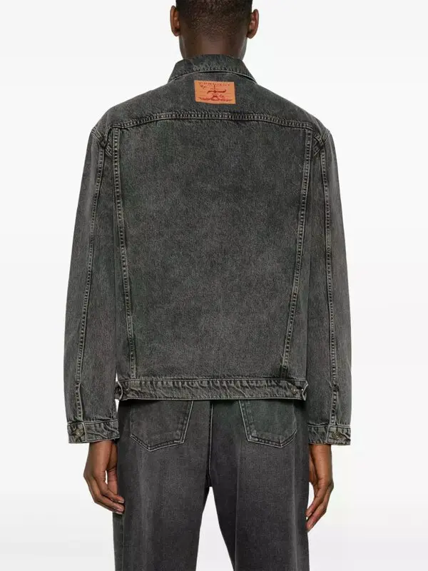 Y/project Logo-patch Denim Jacket