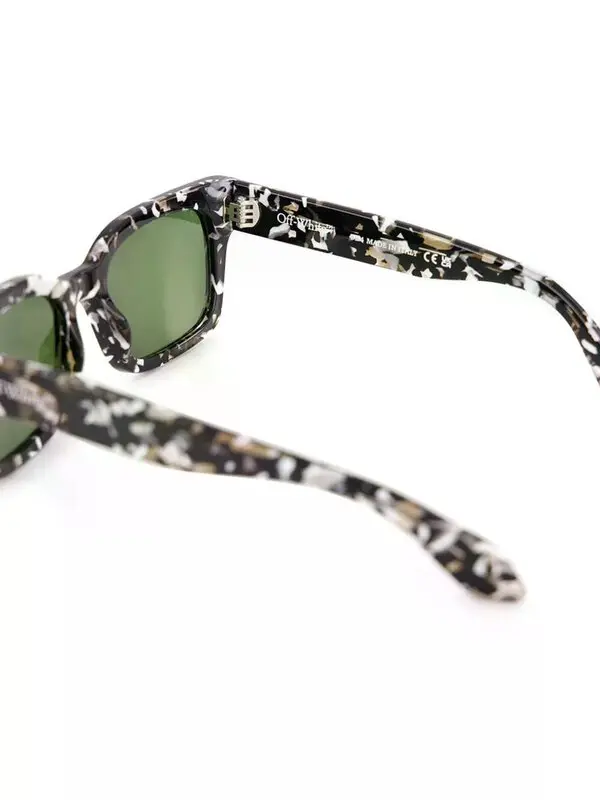 Off-White Midland Square-frame Sunglasses - Black
