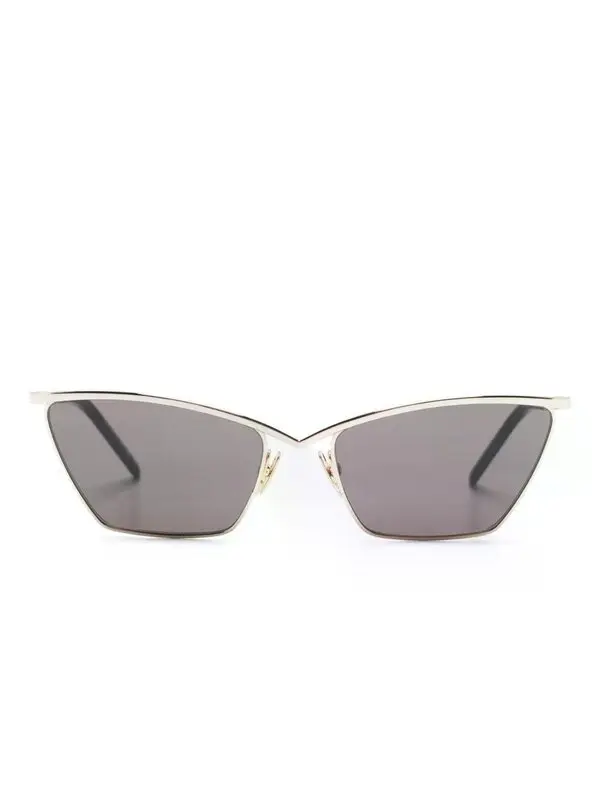 Saint Laurent Sl637 Cat-eye Sunglasses - Gold