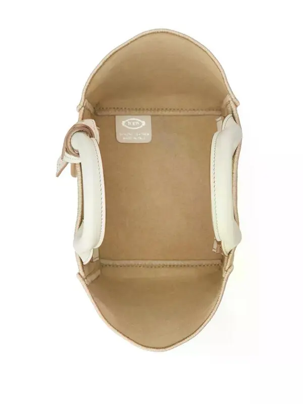 TOD'S Mini Shopping Tote Bag - Neutrals