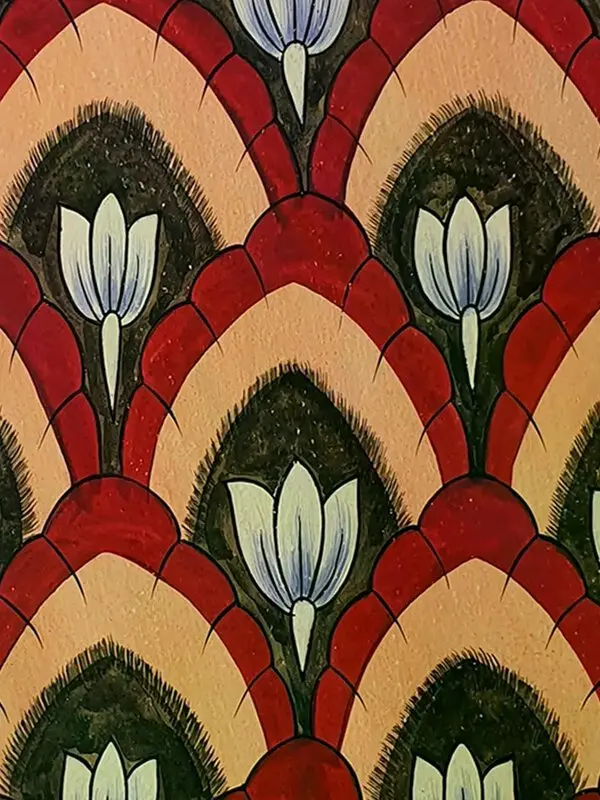 LES-OTTOMANS Hand-painted Iron Tray