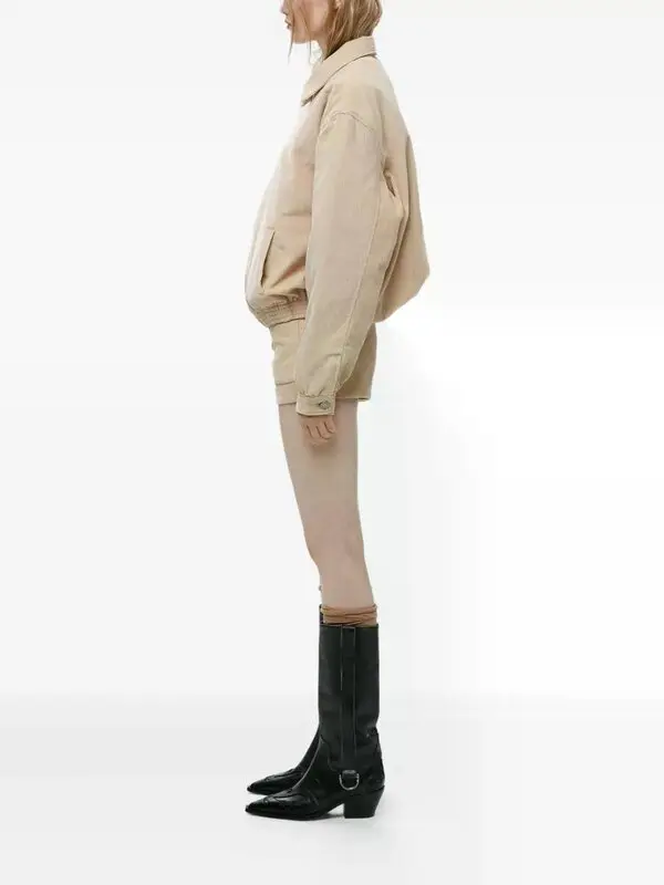 MAINLESS Corduroy Zip-up Jacket - Neutrals
