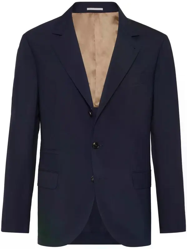 Brunello Cucinelli Single-breasted Virgin-wool Blazer