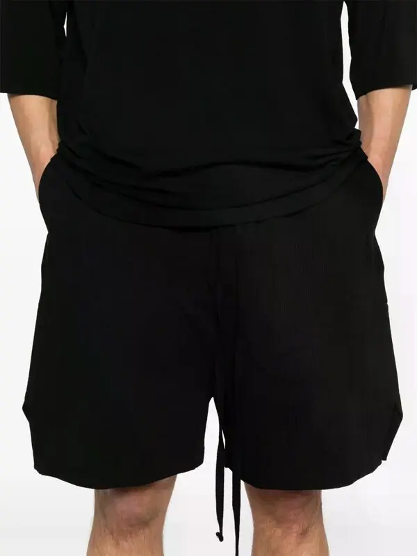 THOM KROM Waffle-effect Track Shorts