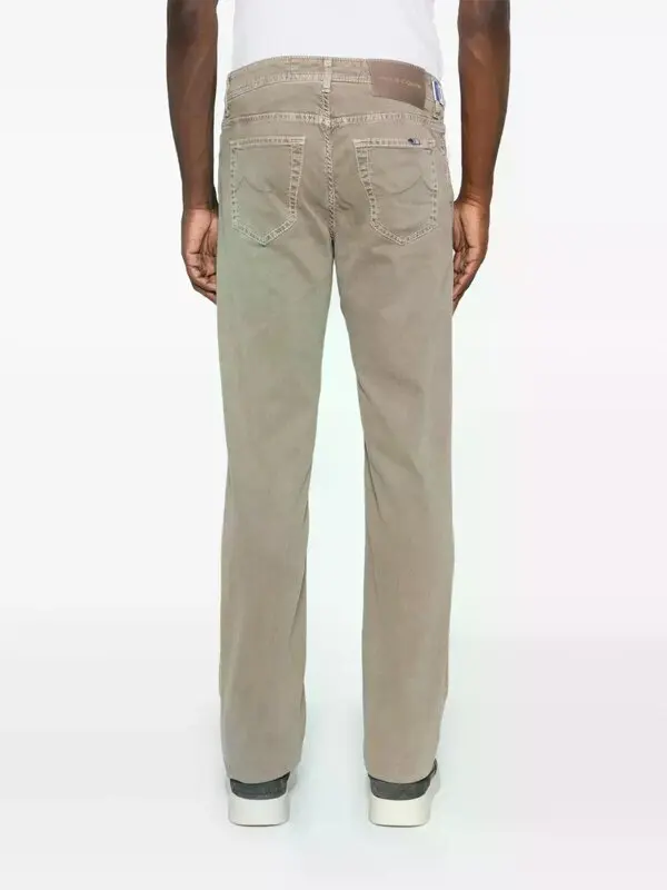 Jacob Cohen Bard Mid-rise Straight-leg Jeans - Neutrals