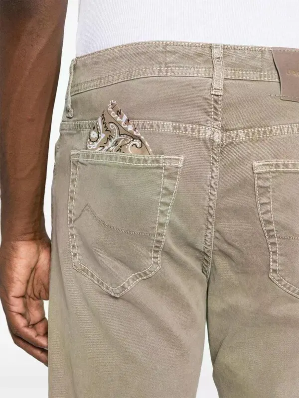 Jacob Cohen Bard Mid-rise Straight-leg Jeans - Neutrals