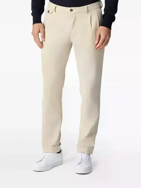 Brooks Brothers Pleat-detail Cotton Chinos