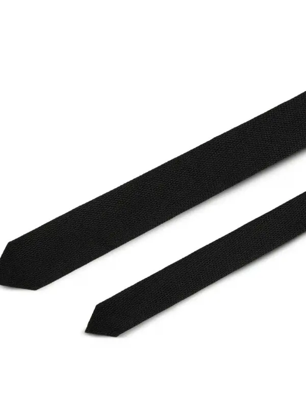 AMI Paris Grenadine Silk Tie