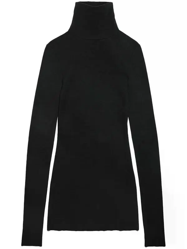 AMI Paris High-neck Knitted Minidress