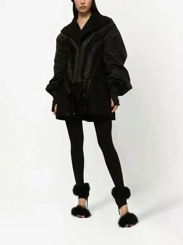 Dolce & Gabbana Lace-up Bomber Jacket