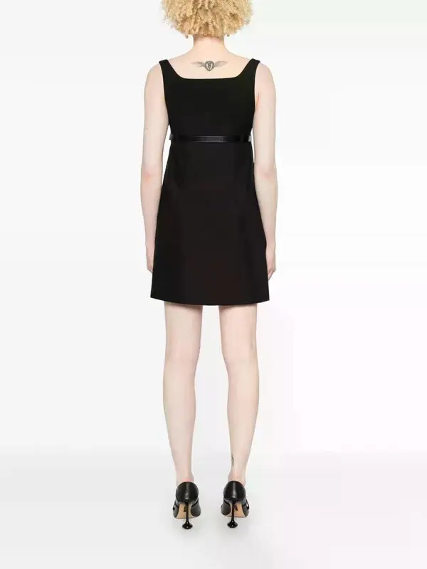 Coperni Belted Tailored Mini Dress