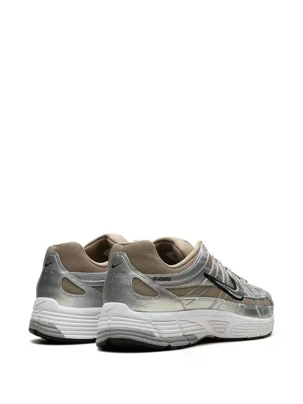 Nike P-6000 Khaki Metallic Silver Sneakers - Neutrals