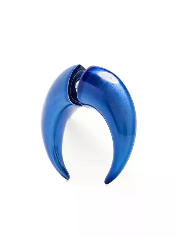 MARINE SERRE Shamanic Moon Single Earring - Blue