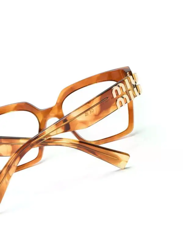Miu Miu Mu04uv Vista Glasses - Brown