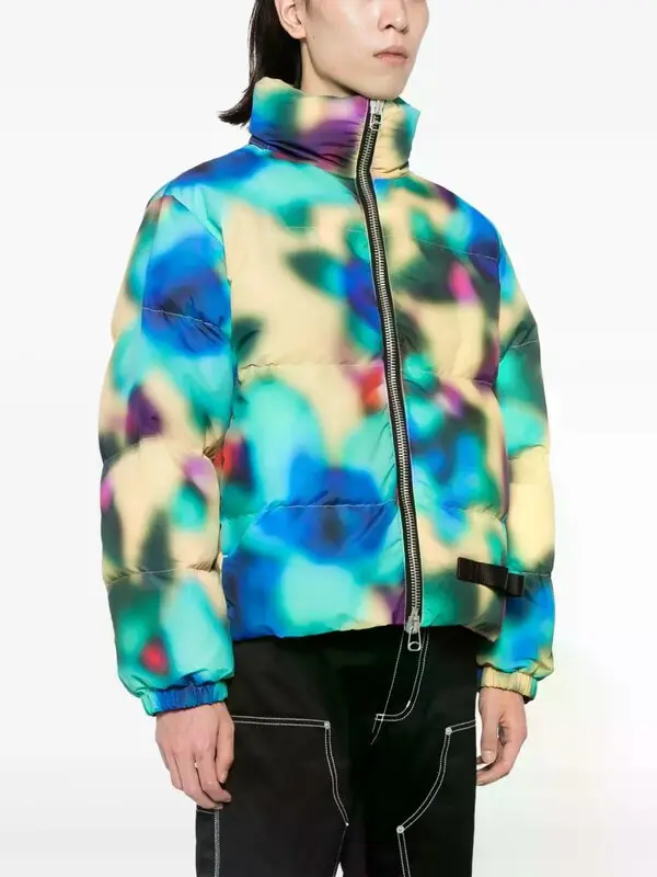 OAMC Abstract-print Padded Jacket