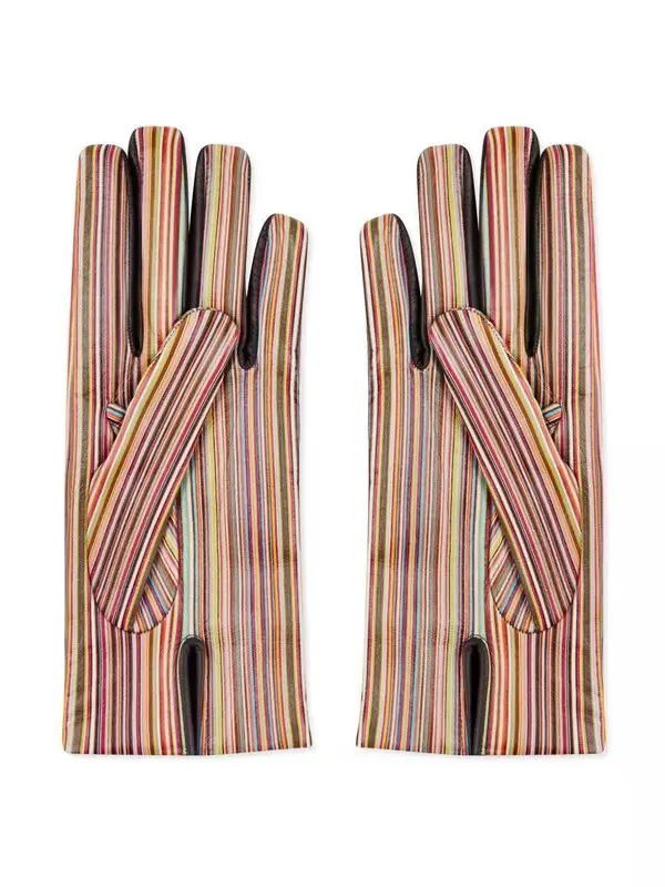 Paul Smith Signature Stripe Lambskin Gloves