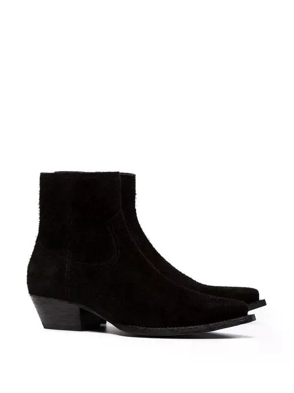Saint Laurent Lukas 40mm Cowboy Ankle Boots