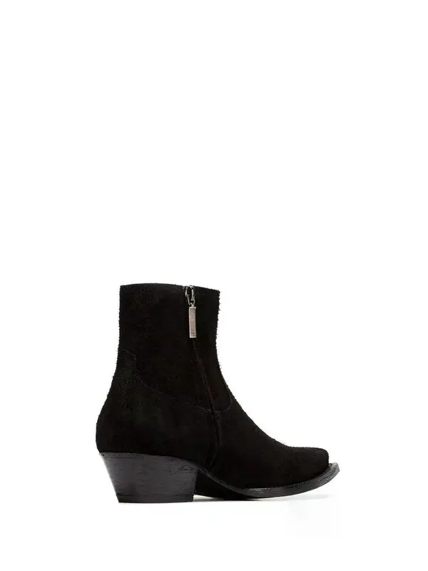 Saint Laurent Lukas 40mm Cowboy Ankle Boots