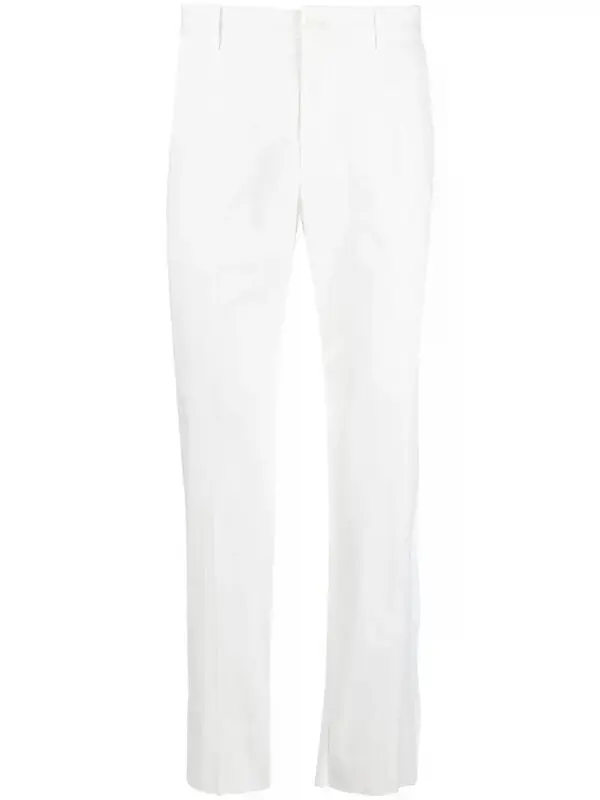 Dolce & Gabbana Tailored Trousers With Logo Tag