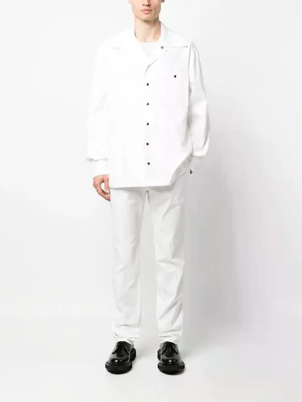 Dolce & Gabbana Tailored Trousers With Logo Tag