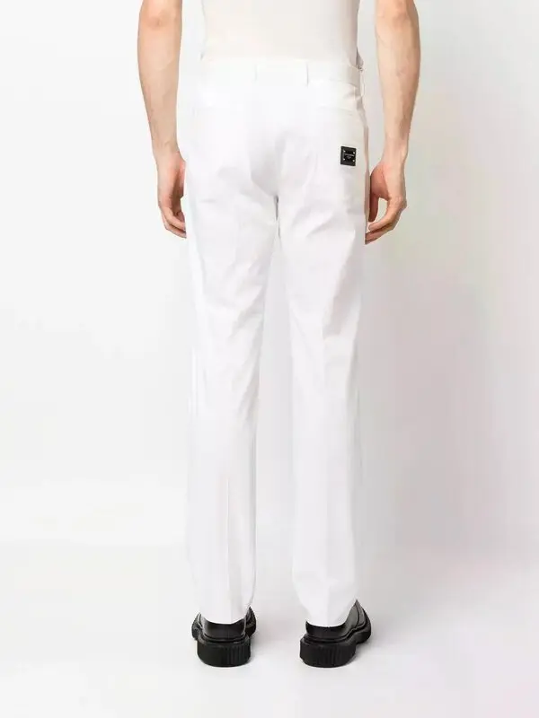 Dolce & Gabbana Tailored Trousers With Logo Tag