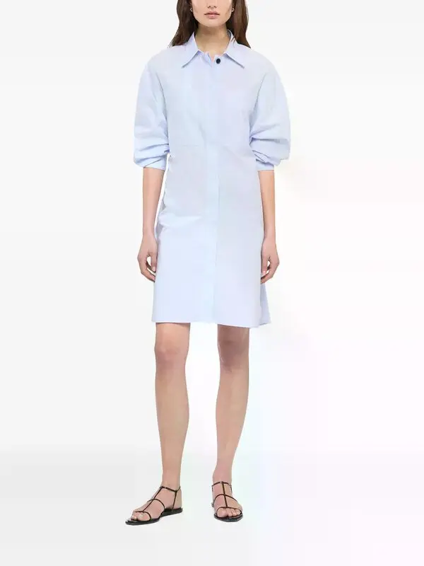 Another Tomorrow Organic Cotton Shirt Dress