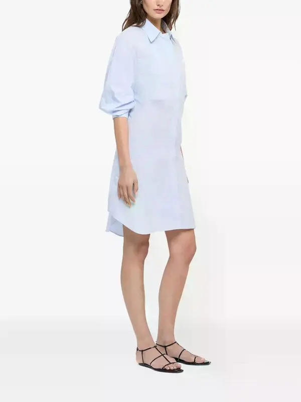 Another Tomorrow Organic Cotton Shirt Dress