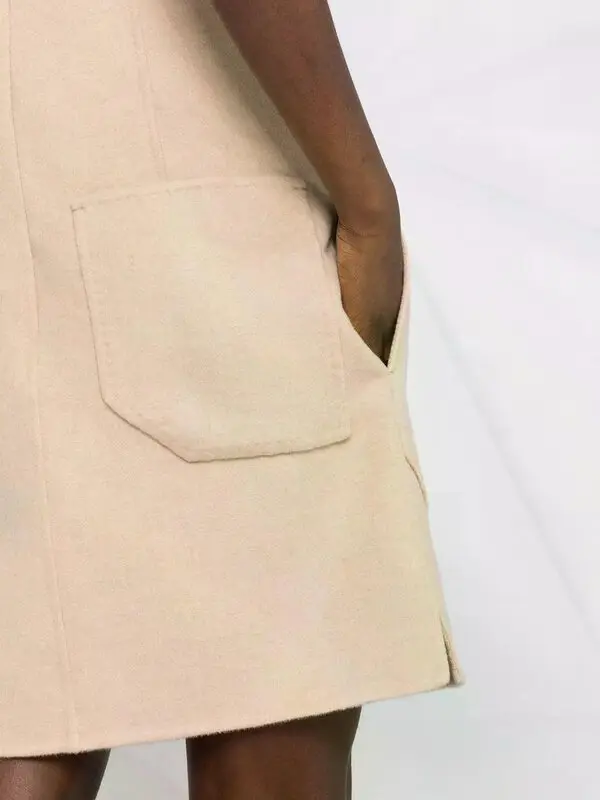 Max Mara Sleeveless Square Neck Dress