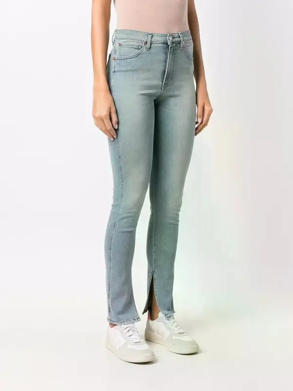 3x1 Slit-hem Skinny Jeans