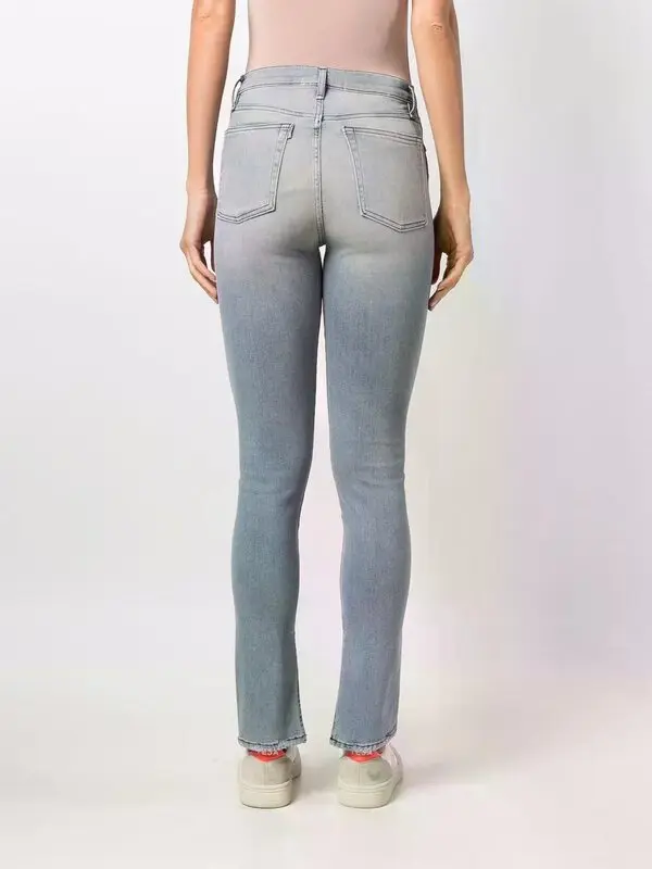 3x1 Slit-hem Skinny Jeans