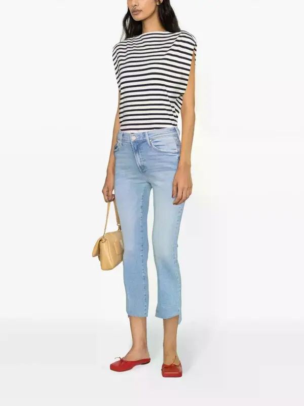 MOTHER Insider High-rise Cropped Jeans