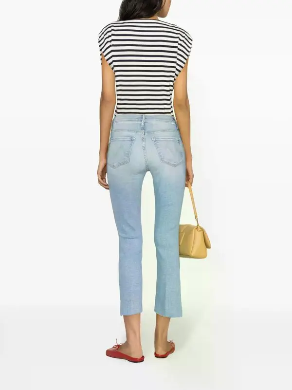 MOTHER Insider High-rise Cropped Jeans